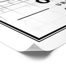 Omaha Texas USA Travel City Map Poster | Zazzle