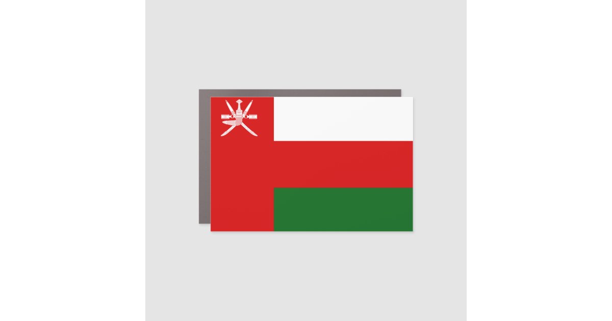 Oman Flag Car Magnet | Zazzle