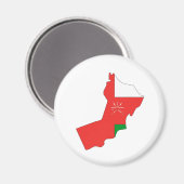 Oman Flag Map full size Magnet | Zazzle