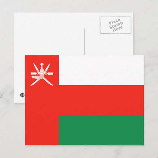 Oman Flag Postcard | Zazzle