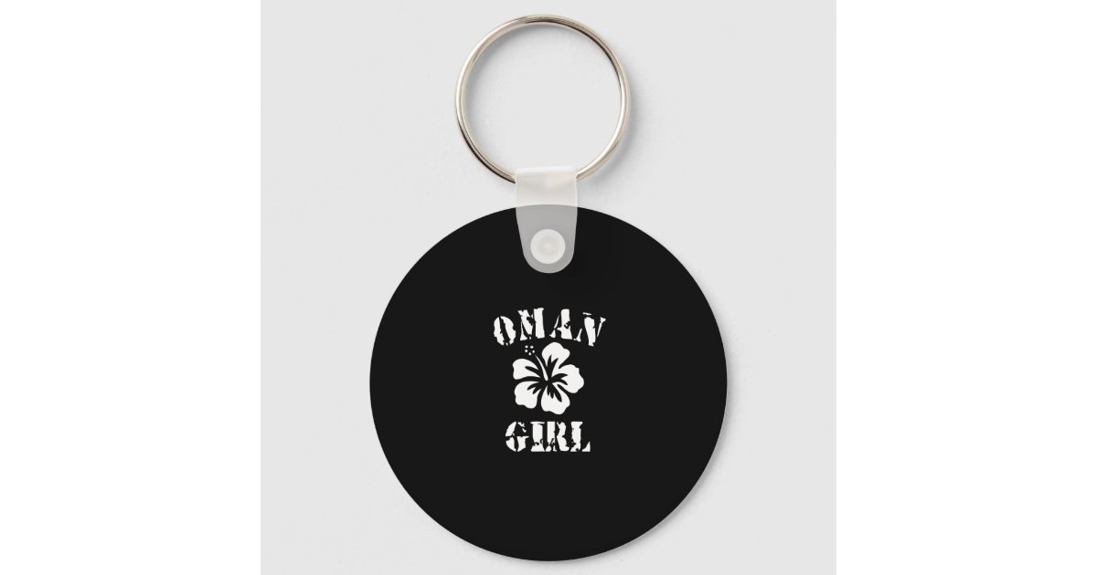 Oman Tattoo Style Keychain | Zazzle