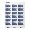 Ombre Chevron Style! | navy nautical Label | Zazzle
