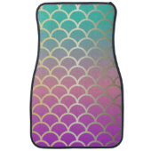 Ombre Mermaid Tail Scales Car Floor Mat | Zazzle