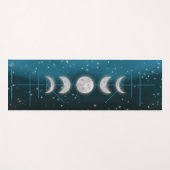 Ombre moons star Yoga instructor studio teacher Yoga Mat | Zazzle