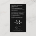 Ombre Powder Brows Aftercare Guide Minimalist Business Card | Zazzle