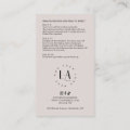 Ombré Powder Brows Aftercare Modern Cream & White Business Card | Zazzle