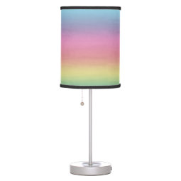 Ombre Rainbow. Table Lamp | Zazzle