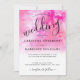 Ombre Watercolor Wedding Invitation - Pink | Zazzle