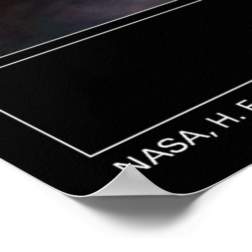 Omega Nebula M17 Hubble Telescope Photo Poster | Zazzle