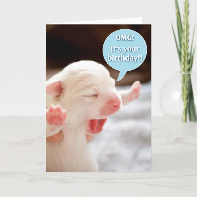 OMG Birthday! Card | Zazzle