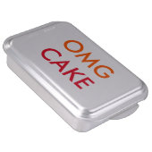 OMG Cake | Funny Covered Custom Baking Cake Pan | Zazzle