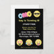 OMG Emoji Lover Birthday Invitation | Zazzle