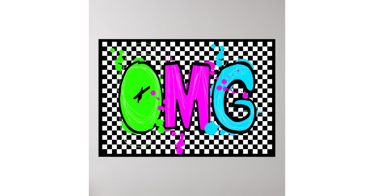 OMG! POSTER | Zazzle