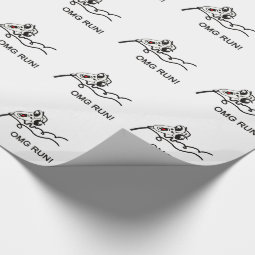 OMG run! - meme Wrapping Paper | Zazzle