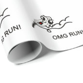 OMG run! - meme Wrapping Paper | Zazzle