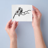 OMG RUN Scared Rage Face Comic Meme Flyer | Zazzle