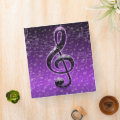 On Beat,Music notes_Binder 3 Ring Binder | Zazzle
