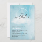 On Cloud 9 Bachelorette Party Theme Invitation | Zazzle