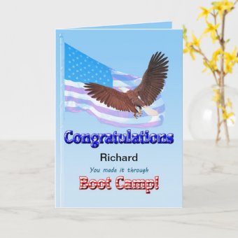 On completing Boot Camp Card | Zazzle