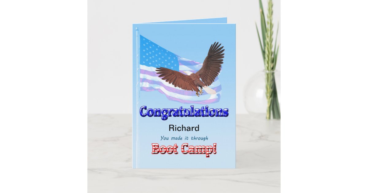 On completing Boot Camp Card | Zazzle