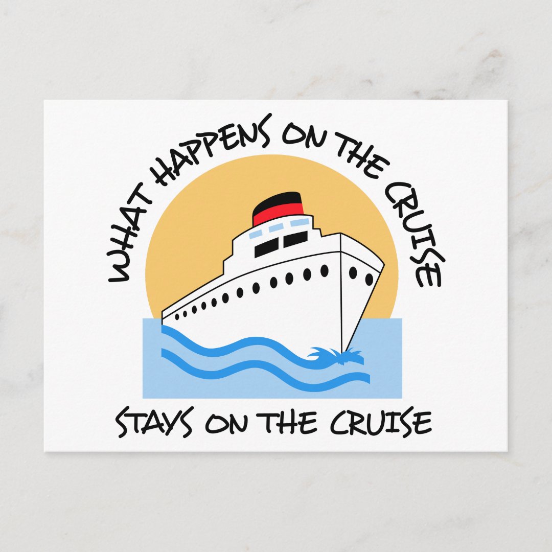 On the Cruise Postcard | Zazzle
