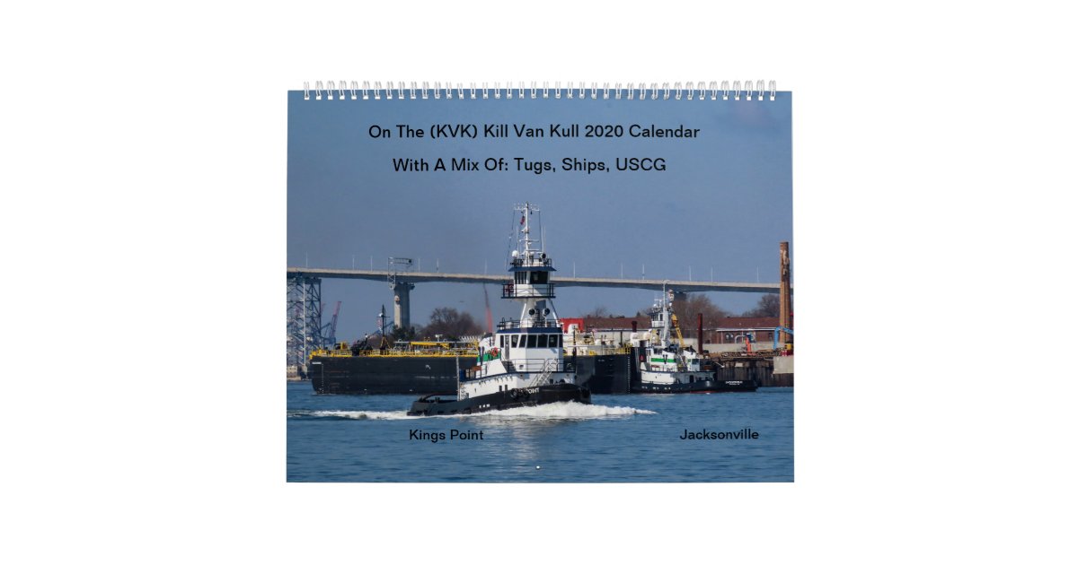 On The (KVK) Kill Van Kull 2020 Calendar | Zazzle