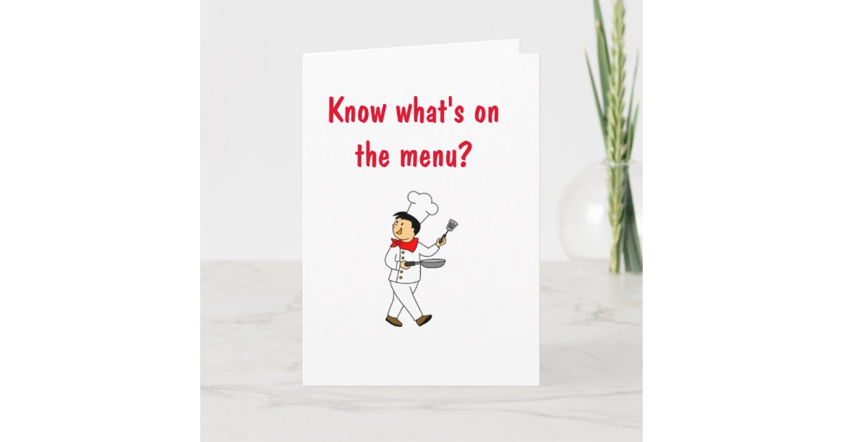 ON THE MENU TODAY *A HAPPY BIRTHDAY FOR YOU* | Zazzle