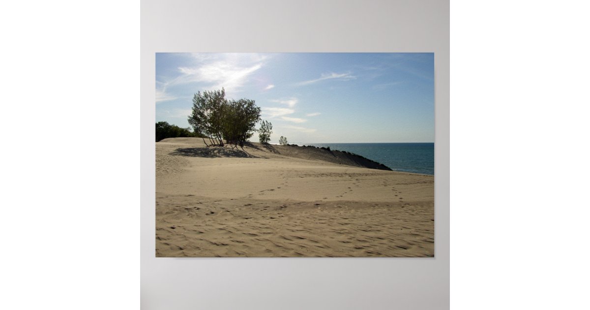 On top of Mt. Baldy, Indiana Dunes National Park Poster | Zazzle