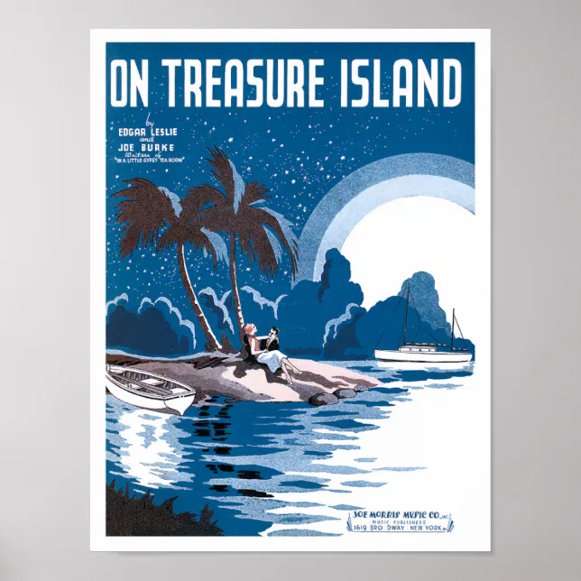 On Treasure Island poster | Zazzle
