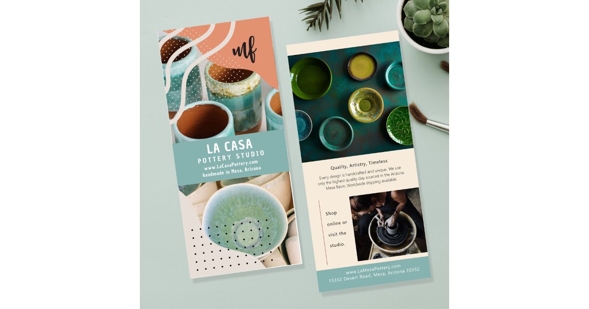 On Trend Creative Marketing Rack Card | Zazzle