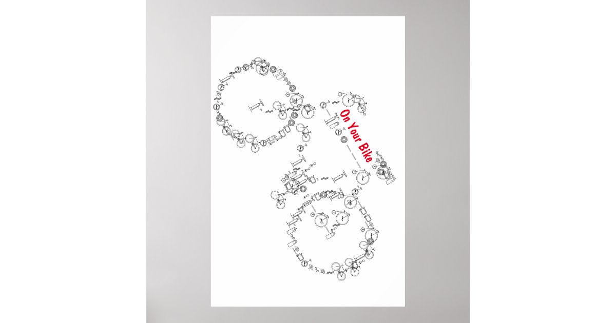 on Your Bike Poster | Zazzle