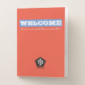Onboarding custom color new employee welcome pocket folder | Zazzle