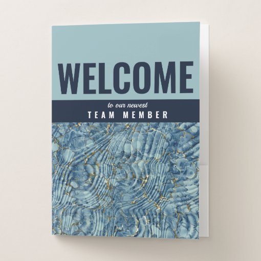 Onboarding orientation new employee welcome folder | Zazzle