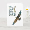 once an eagle always an eagle card | Zazzle