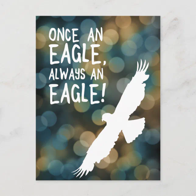 once an eagle always an eagle postcard | Zazzle