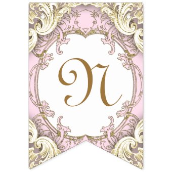 Once Upon A Time Birthday Bunting Flags | Zazzle