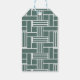 Once Upon a Time Green Castle Pastel Baby Shower Gift Tags | Zazzle