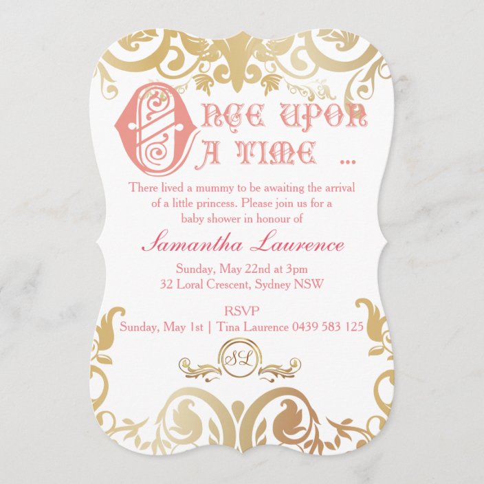 Once Upon A Time Invitation | Zazzle.com