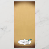 Once upon a Time Wedding Menu | Zazzle