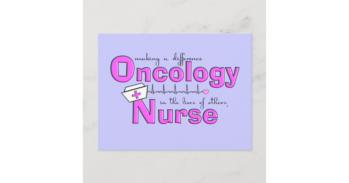 Oncology Nurse Gifts Postcard | Zazzle