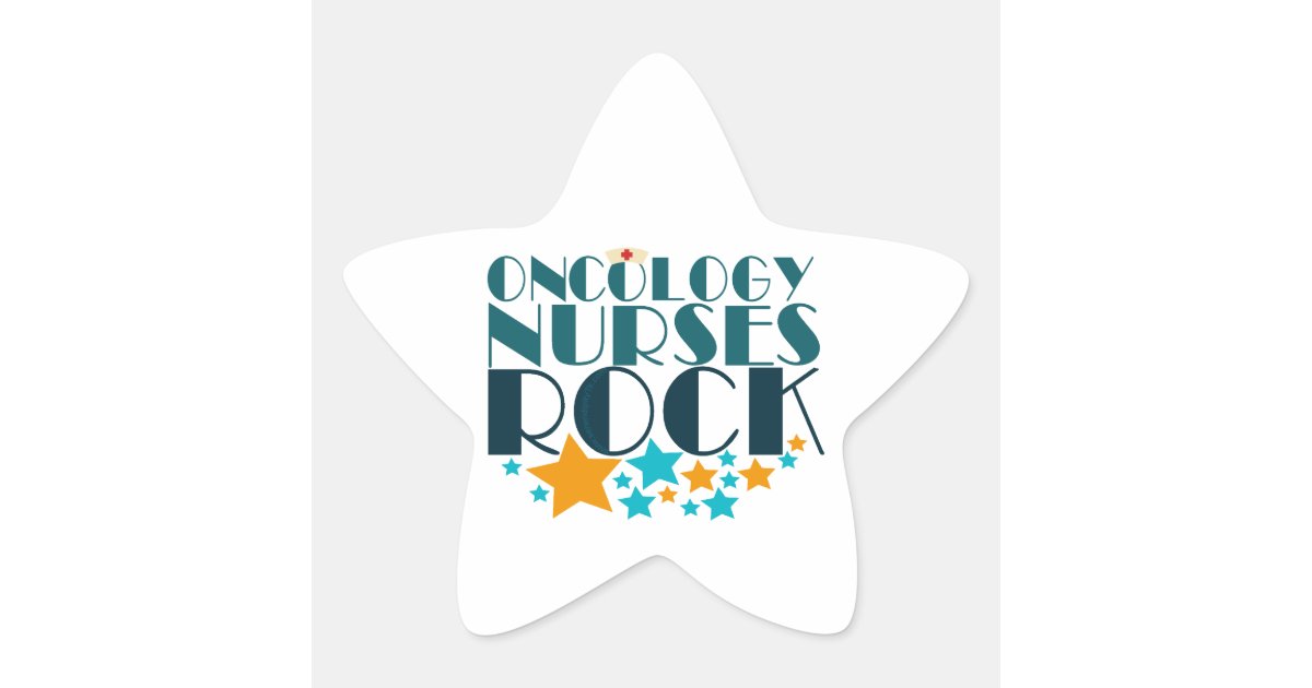 Oncology Nurses Rock Star Sticker | Zazzle