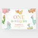 One A-Saurus Dinosaur 1st First Birthday Party Banner | Zazzle