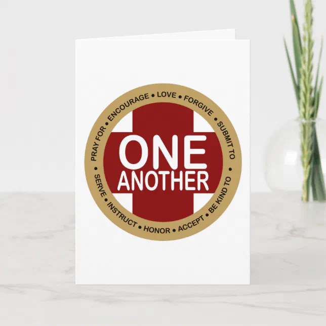 One Another Pastor Appreciation Card | Zazzle