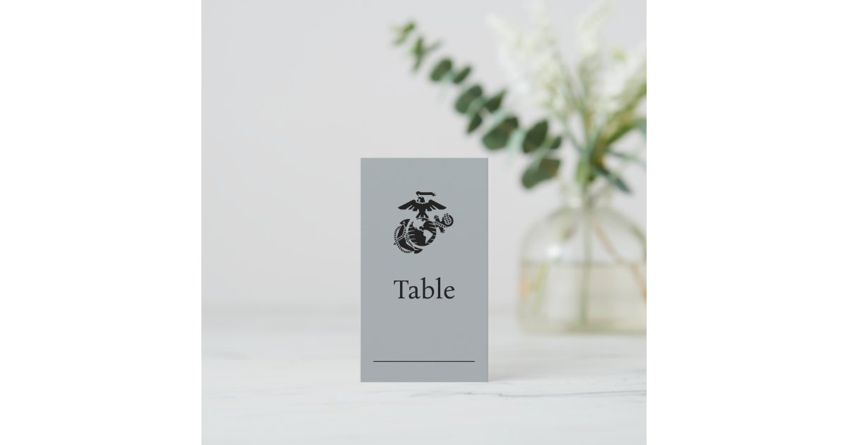 One-Color EGA - Black Place Card | Zazzle