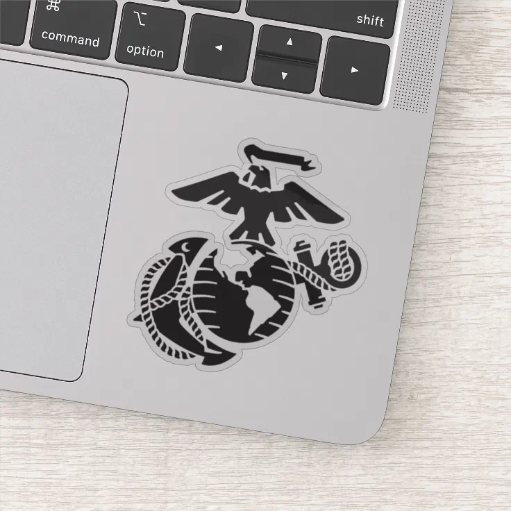 One-Color EGA - Black Sticker | Zazzle