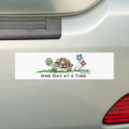 One Day at a Time (Recovery) Bumper Sticker | Zazzle