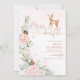 One-deer-ful 1st birthday invitation. Winter deer Invitation | Zazzle