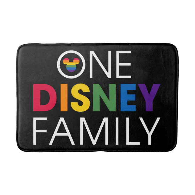 One Disney Family Bath Mat | Zazzle