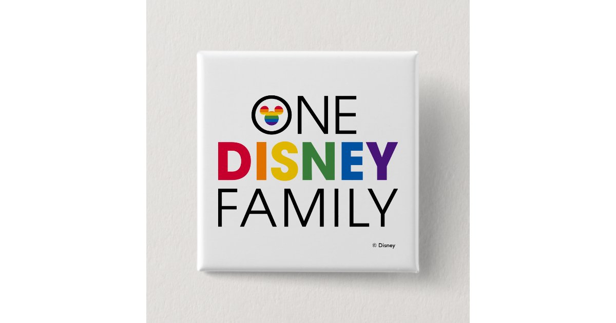 One Disney Family Button | Zazzle