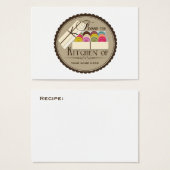 One Dozen French Macarons Set Of 100 Recipe Cards | Zazzle